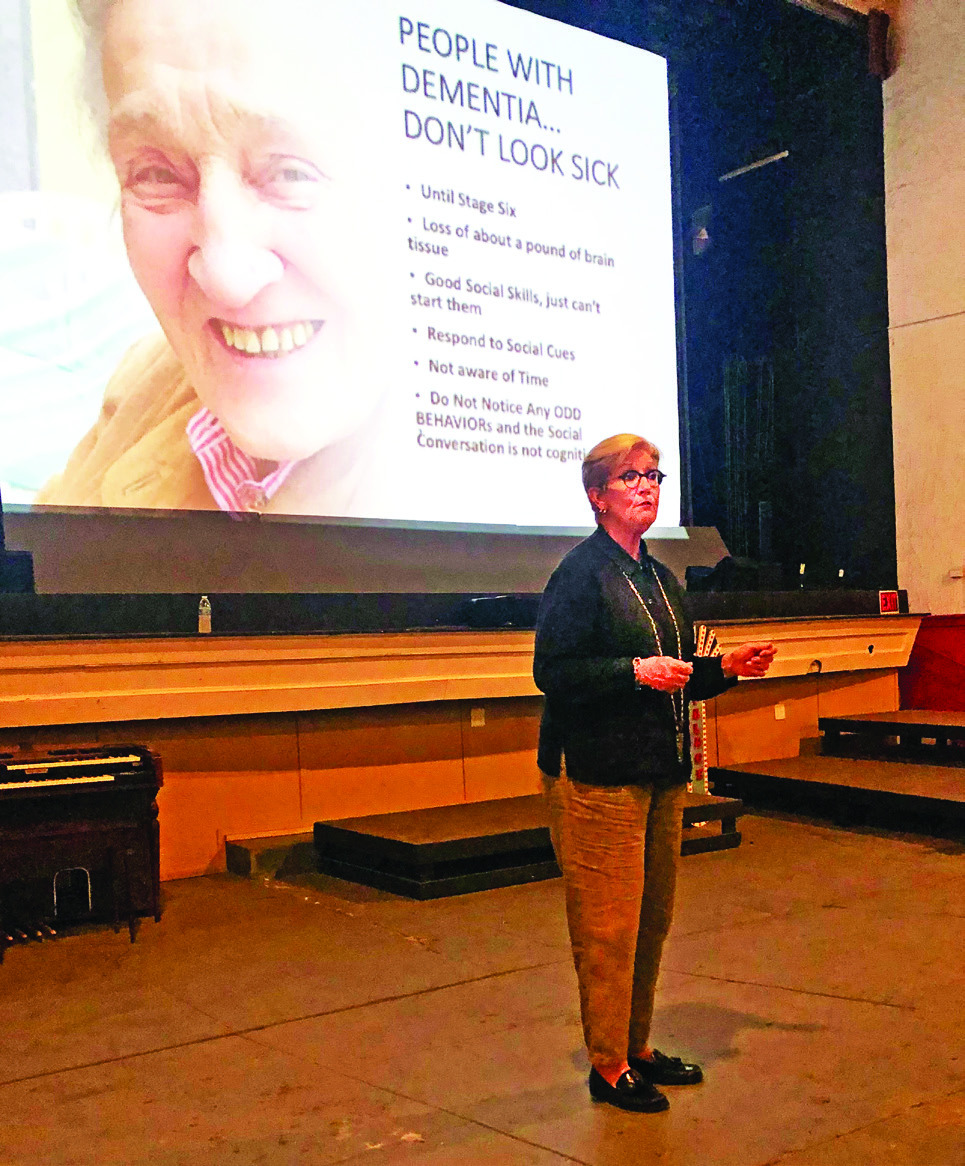 Dementia expert educates Spur audience on signs, caregiving | The Texas ...