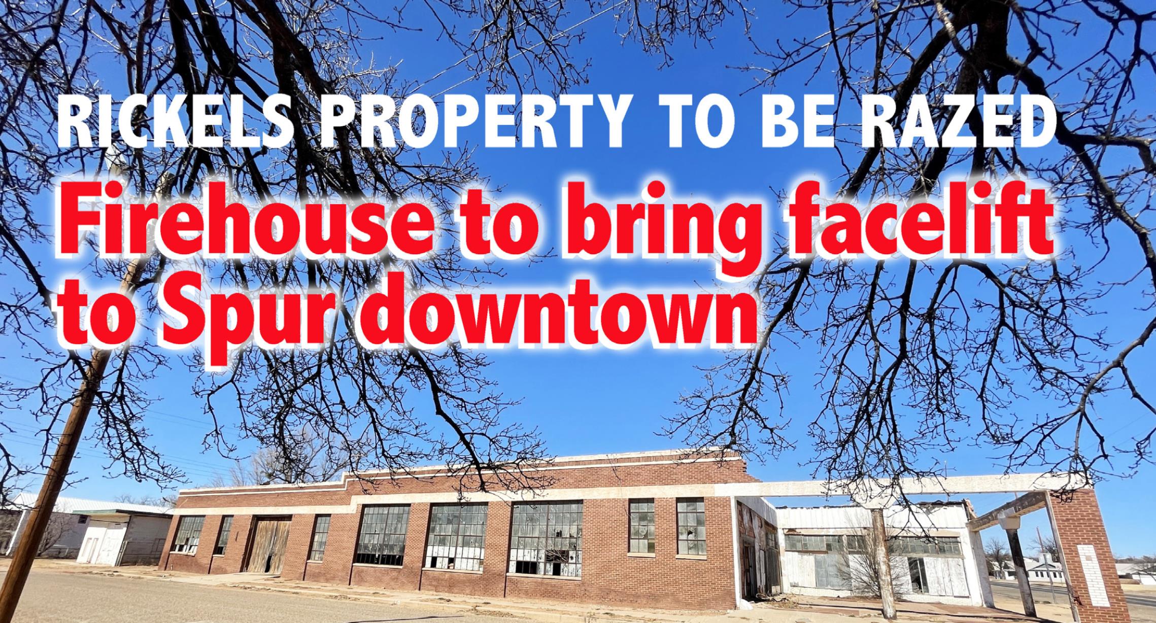 Fire station to bring facelift to downtown Spur | The Texas Spur