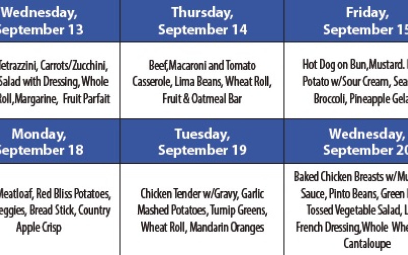 Spur Senior Citizens Menu | The Texas Spur